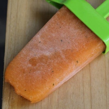 melon & mint ice pops - Foodlets