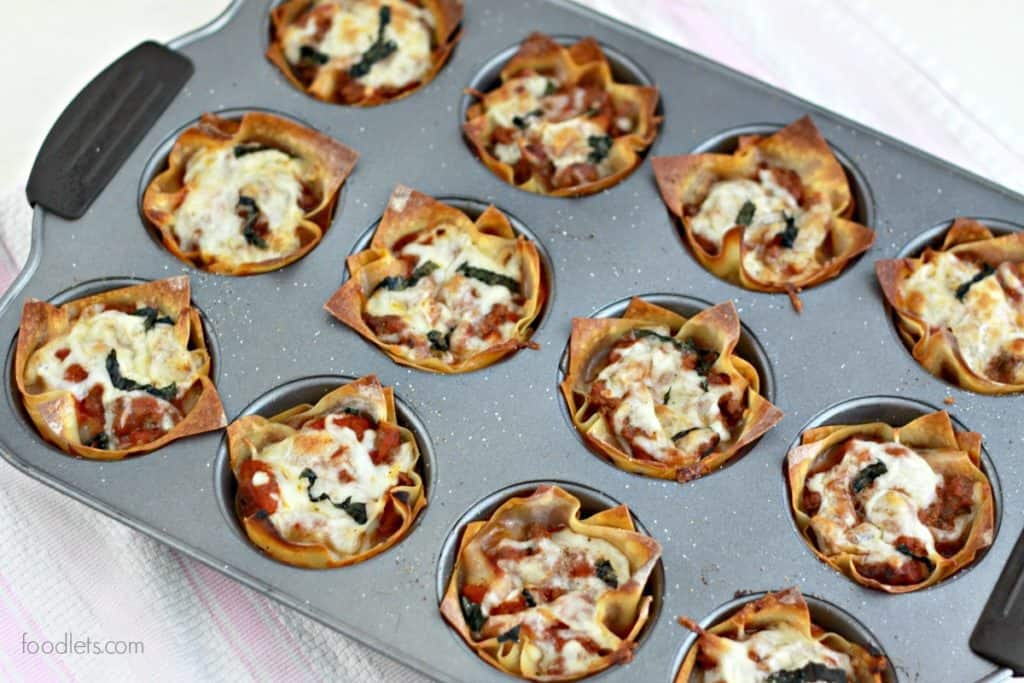 The Best Lasagna Cups in the World - Foodlets