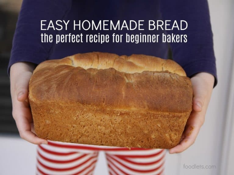 Easy Homemade Bread Recipe (Kids Can Make It!) - Foodlets