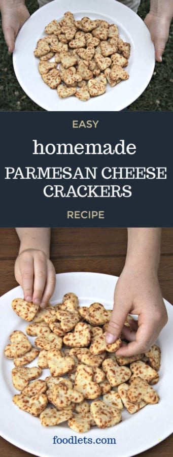 Easy Peasy Homemade Parmesan Cheese Crackers - Foodlets