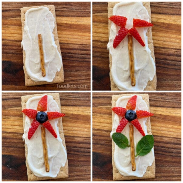 Flower Garden Graham Cracker Snacks - Foodlets